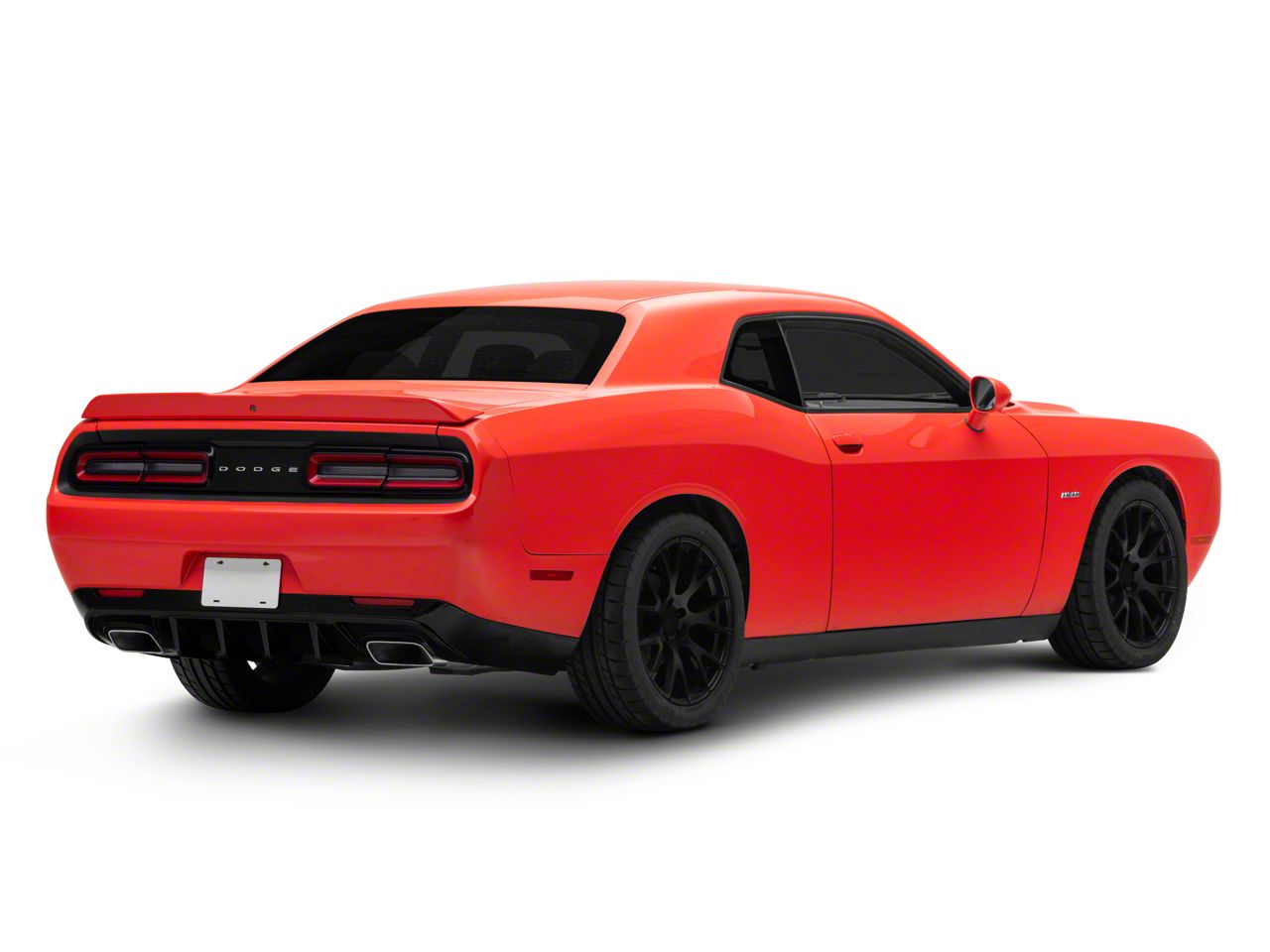 Challenger SRT Track Package Rear Diffuser; Gloss Black (15-23 ...