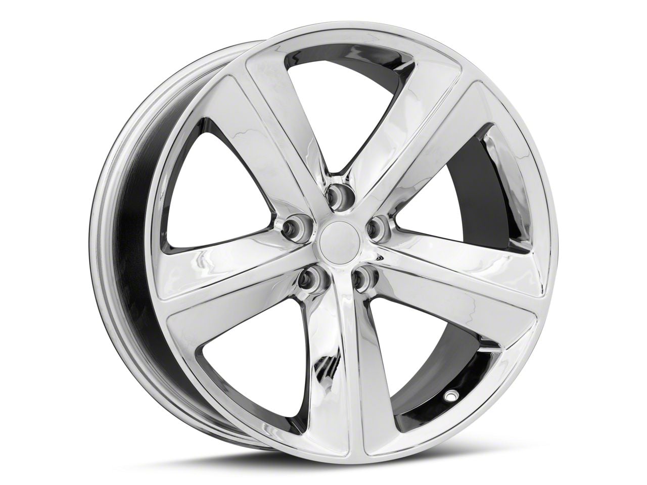 Challenger SRT8 Style Chrome Wheel; 20x9; 20mm Offset (08-23 RWD ...