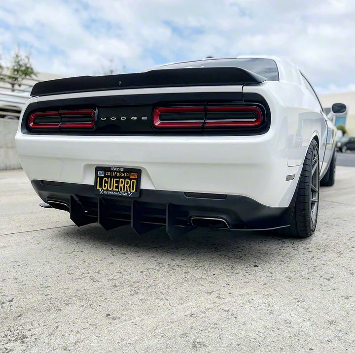 Challenger Stealth Diffuser; Black (15-23 Challenger w/ Threaded Rear ...