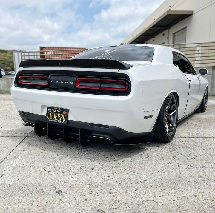 Challenger Stealth Diffuser with Side Extensions; Black (15-23 ...