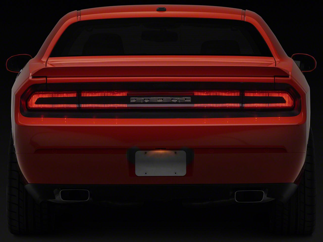 SEC10 Challenger Tail Light Blackout; Matte Black CH4299 (08-14 ...