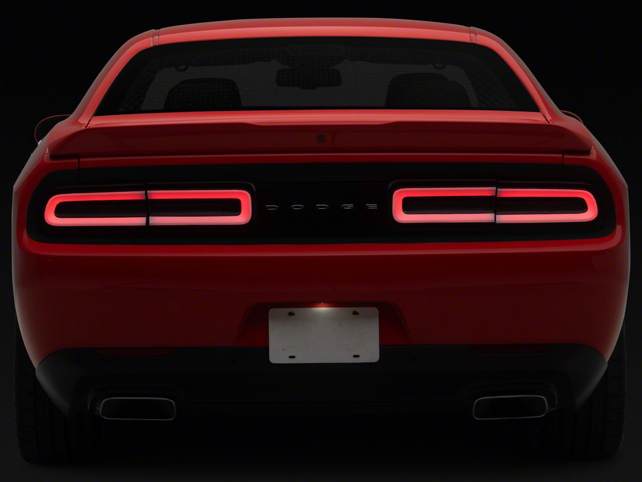Challenger Tail Light Tint Overlay; White (15-23 Challenger) - Free ...