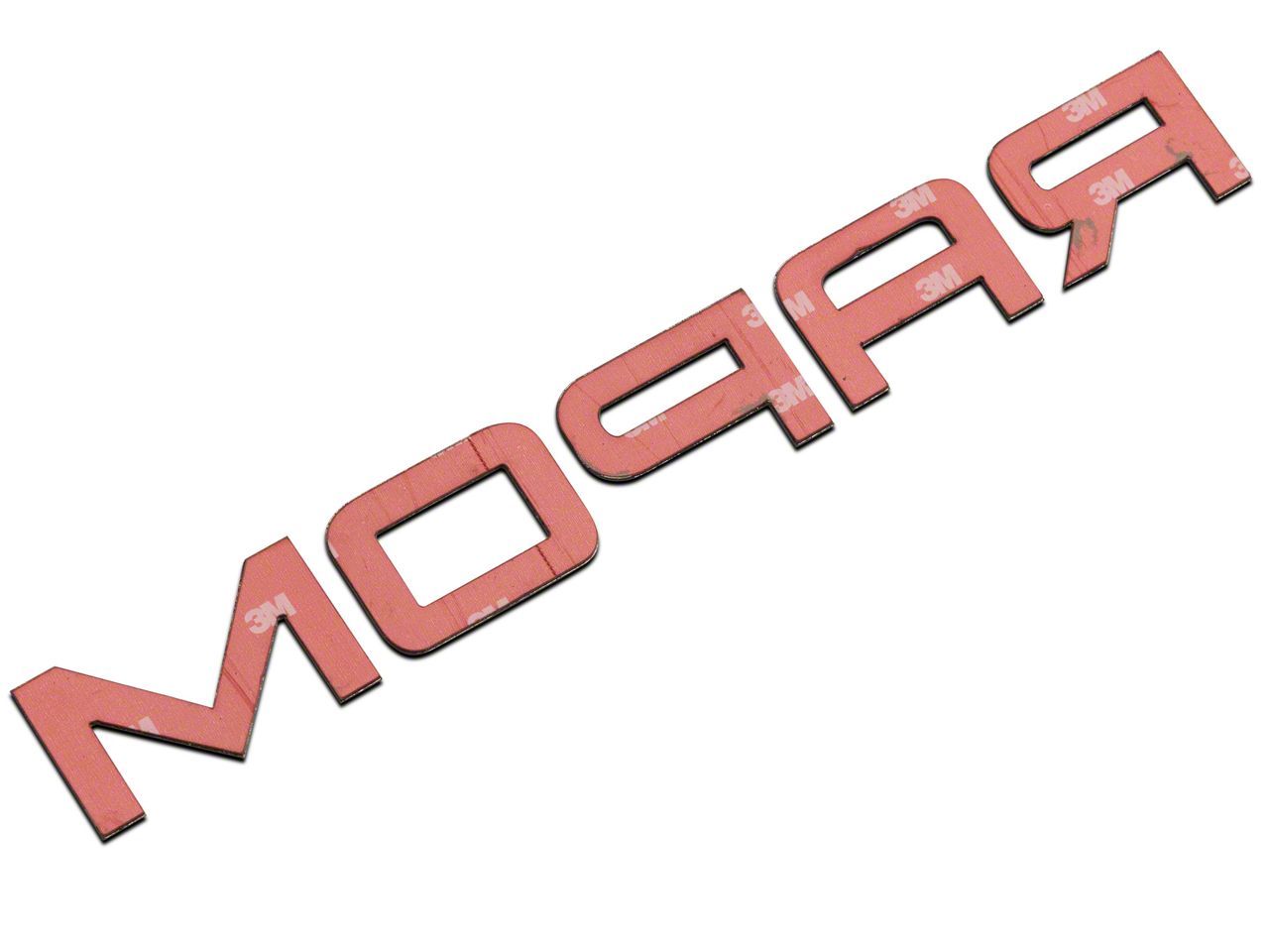 Challenger Omega M and MOPAR Letter Trunk or Hood Emblems; Brushed (08 ...