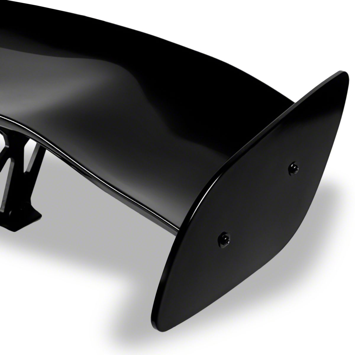 Challenger Type-2 GT Style Universal Wing with Mounts; Gloss Black ...