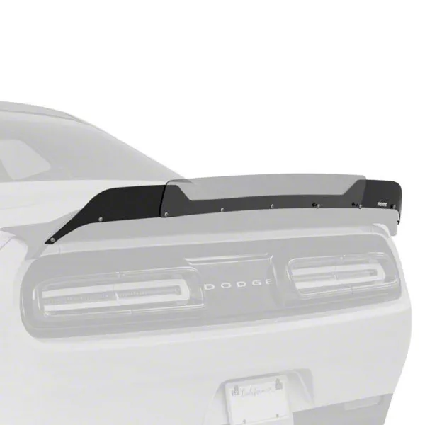 Challenger V3R Wicker Bill Hellcat Redeye Spoiler Add-On; Satin Black ...