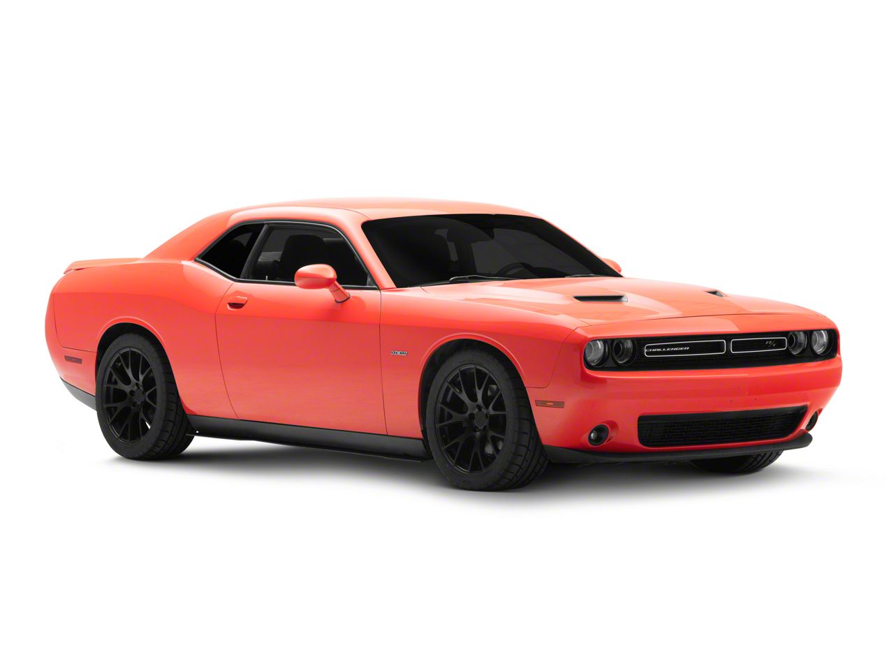 Challenger V7R Side Skirt Splitters; Textured Black Vinyl (08-23 ...
