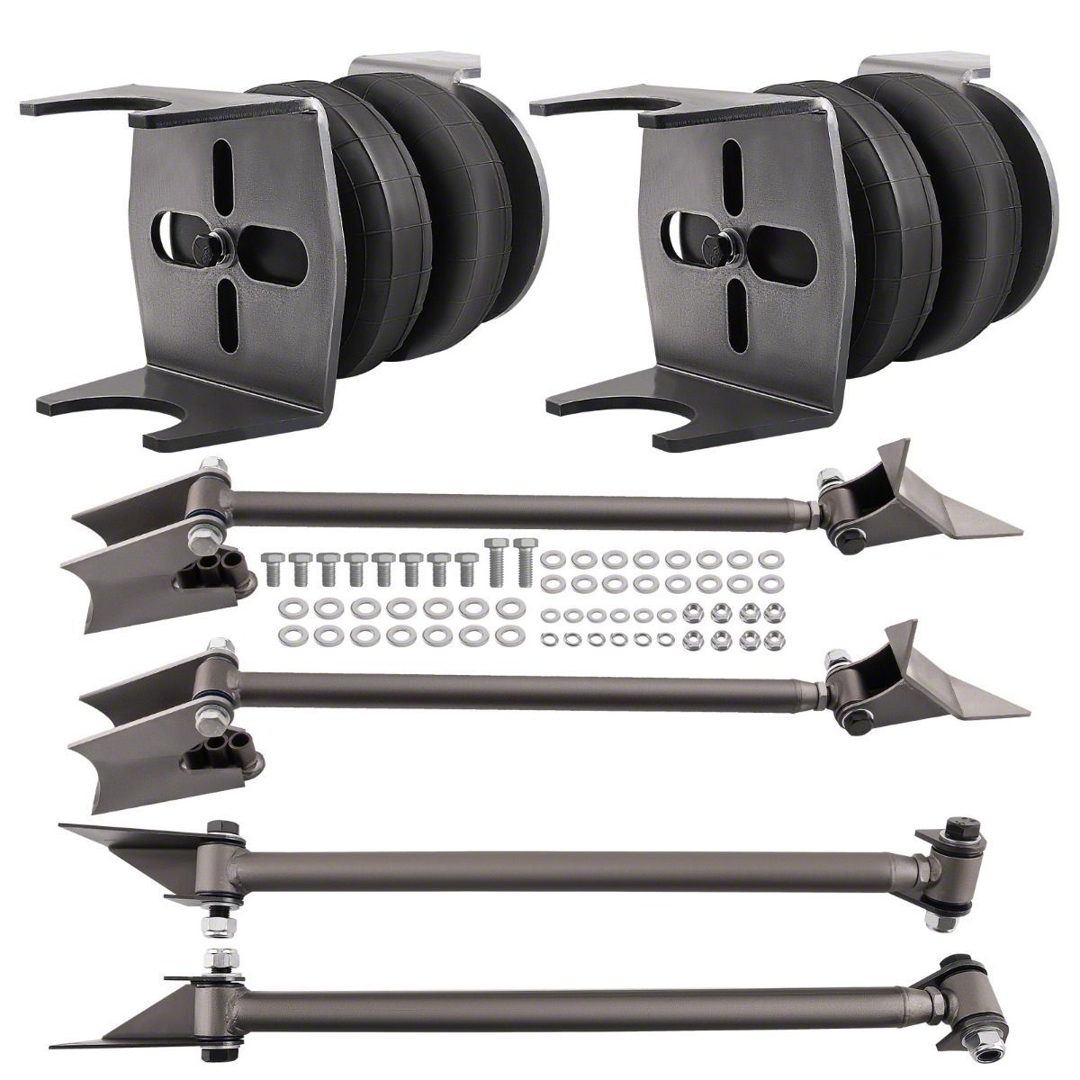 Challenger Weld-On Triangulated 4-Link Air Ride Suspension Kit ...