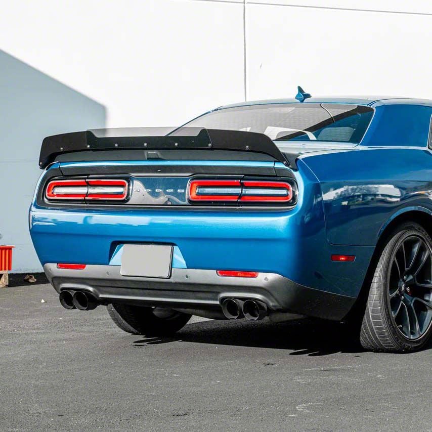 Challenger Wickerbill Rear Spoiler Gurney Flap Insert; Smoke Tinted (19 ...