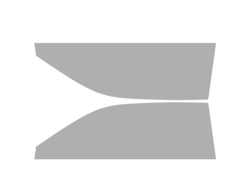 Challenger Window Tint Pre-Cut Kit; Front Roll-Ups; 25% Medium (08-14 ...