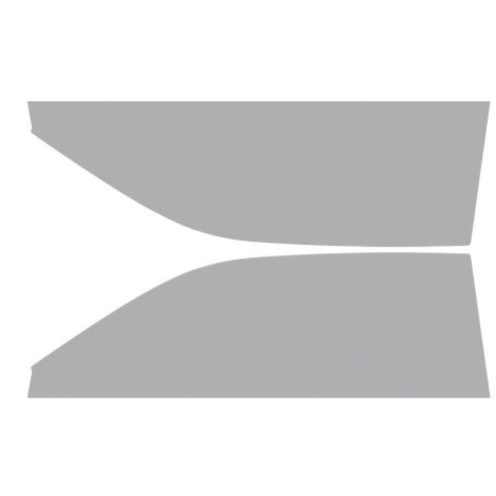 Challenger Window Tint Pre-Cut Kit; Front Roll-Ups; 50% Light (15-23 ...