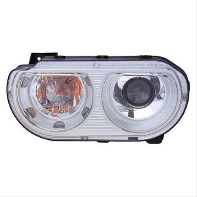 Challenger Xenon Headlight; Chrome Housing; Clear Lens Challenger Xenon Headlight; Chrome Housing; Clear Lens