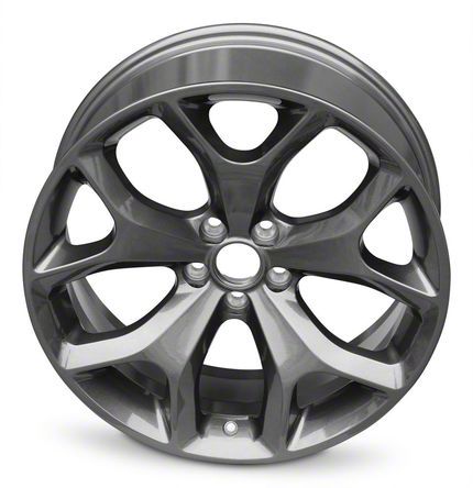 Challenger Y-Spoke Replica Charcoal Metallic Wheel; 20x8; 24mm Offset ...
