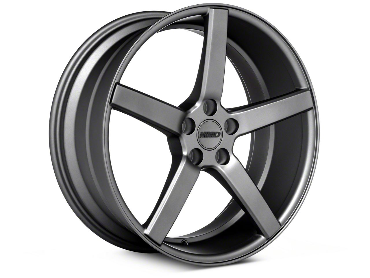 Mustang Staggered MMD 551C Charcoal 4 Wheel Kit; 20x8.5/10 (05-09 ...