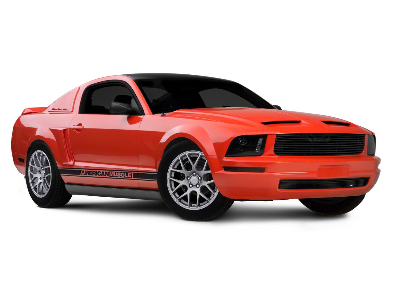 Mustang 18x9 AMR Wheel & Mickey Thompson Street Comp Tire Package (05 ...