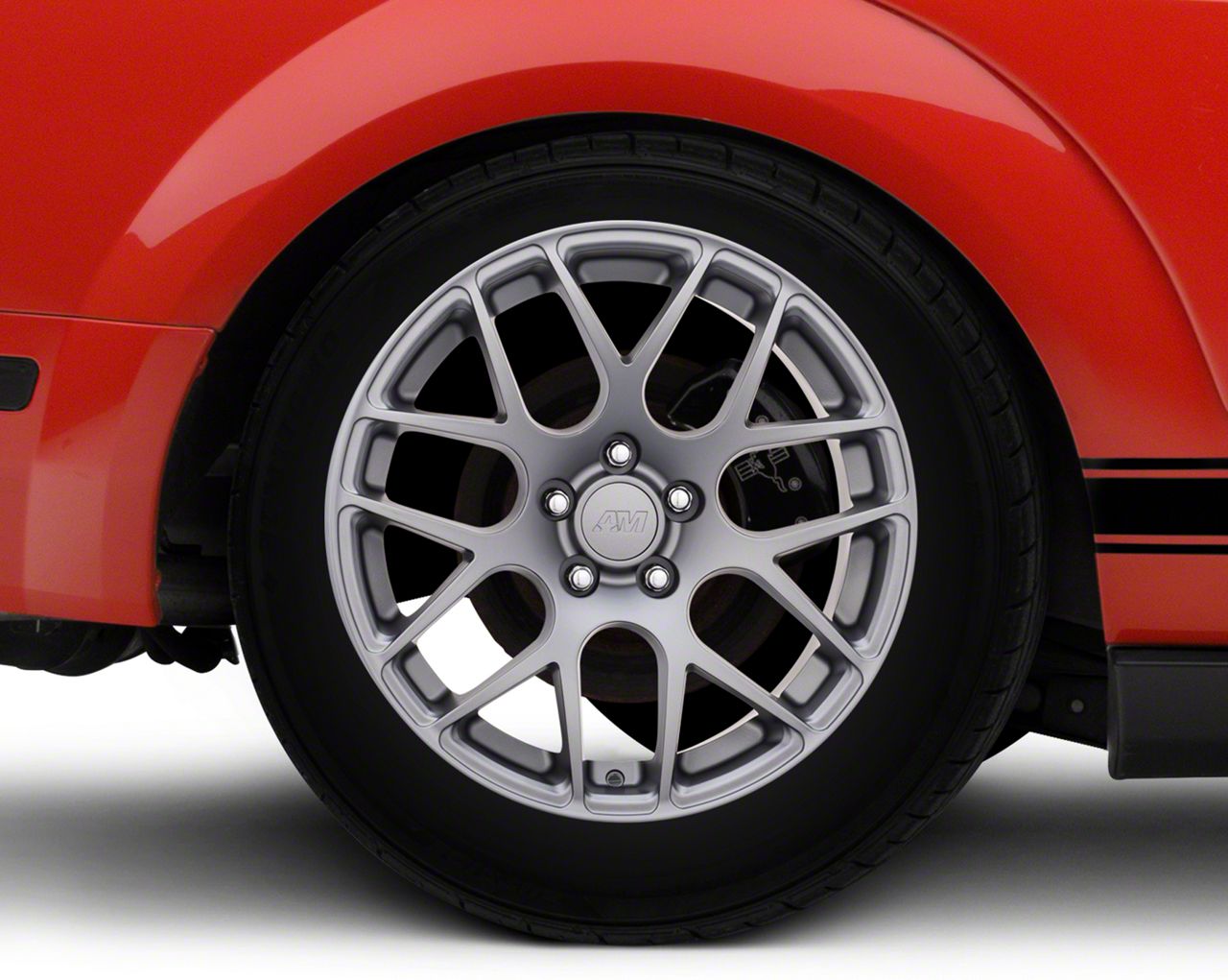 Mustang 18x9 AMR Wheel & Mickey Thompson Street Comp Tire Package (05 ...