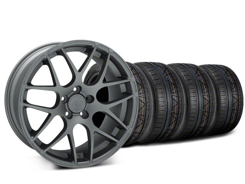 Mustang 19x8.5 AMR Wheel & NITTO High Performance INVO Tire Package (05 ...