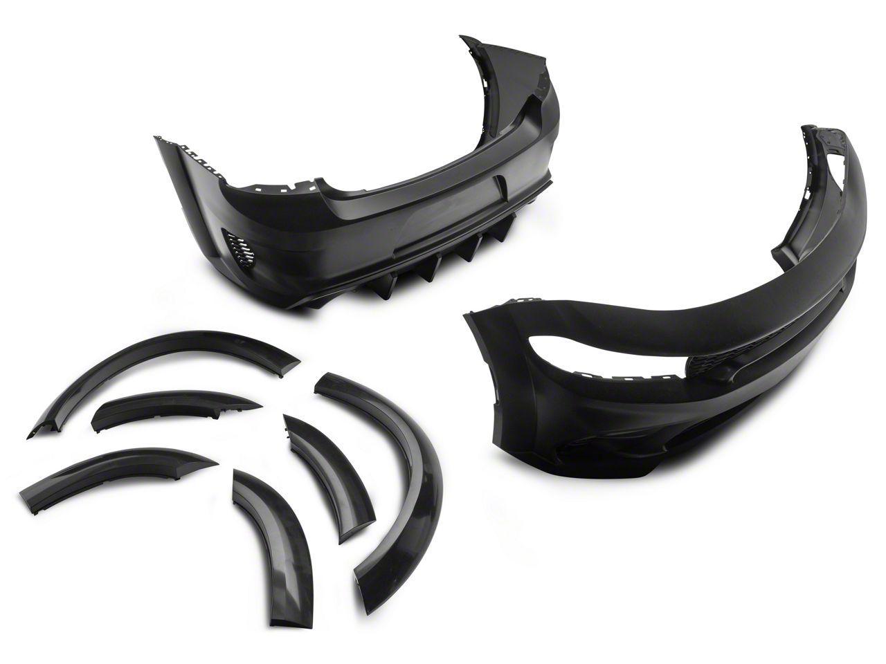 Charger 2020 SRT Hellcat Widebody Kit; Unpainted (15-23 Charger) - Free ...