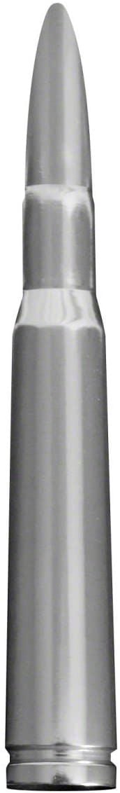 Charger 50 Cal Bullet Antenna; 5-Inch; Brushed Aluminum (Universal ...