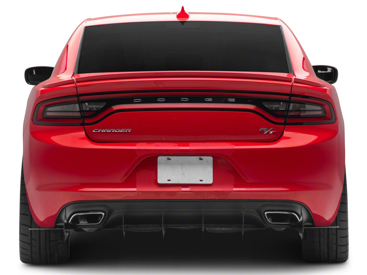 Charger Aluminum Rear Diffuser; Matte Black (15-23 Charger) - Free Shipping