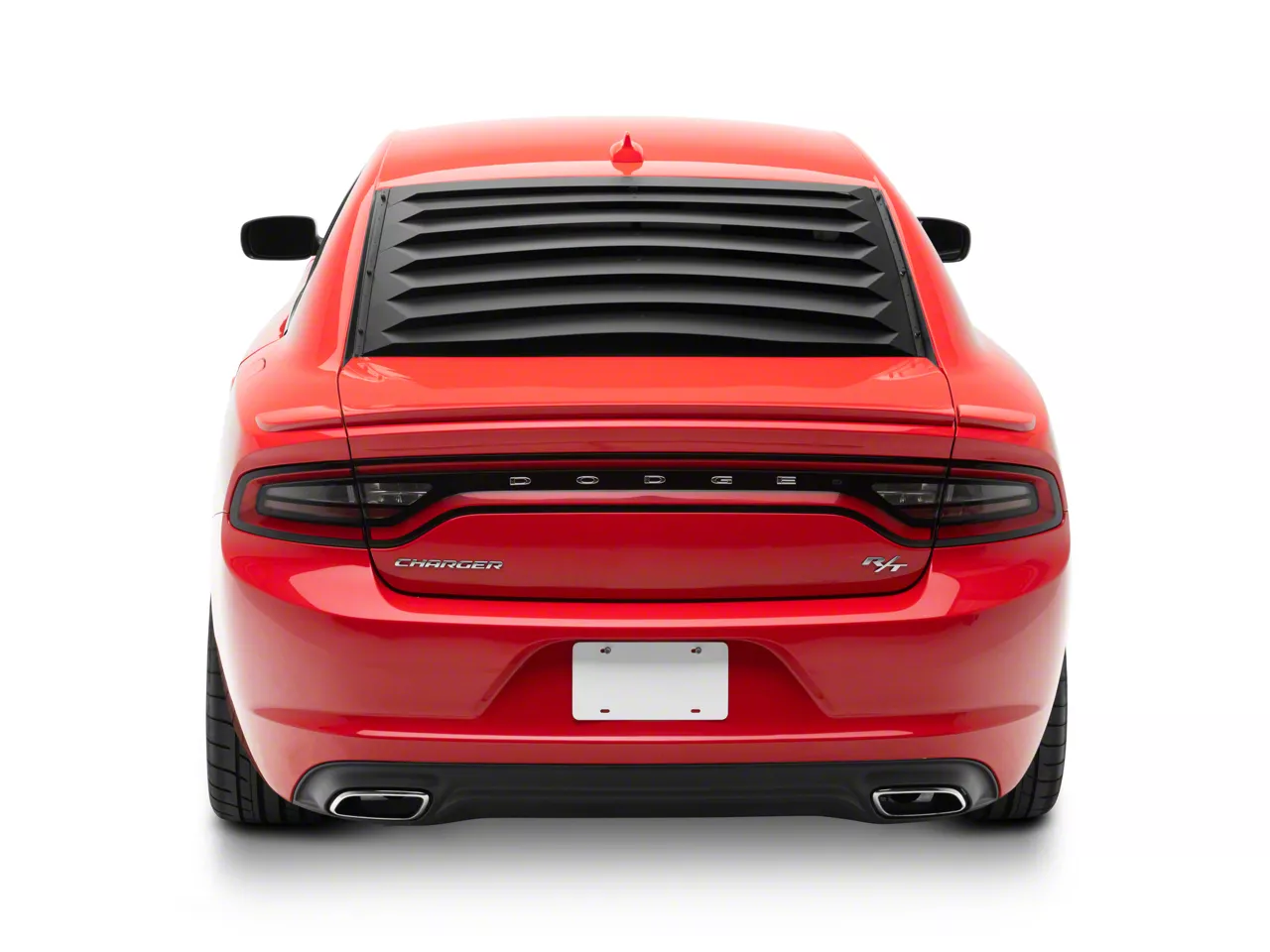 Charger Aluminum Rear Window Louvers (11-23 Charger) - Free Shipping