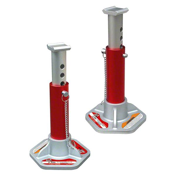 Charger Big Red Aluminum Jack Stands; 3-Ton Capacity