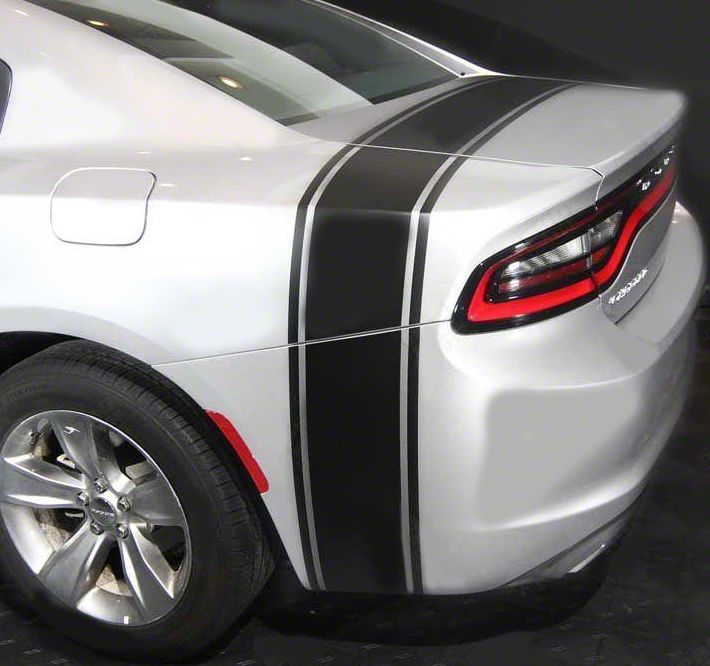 Charger Bumblebee Trunk Rear Stripes; Gloss Red (19-23 Charger) - Free ...