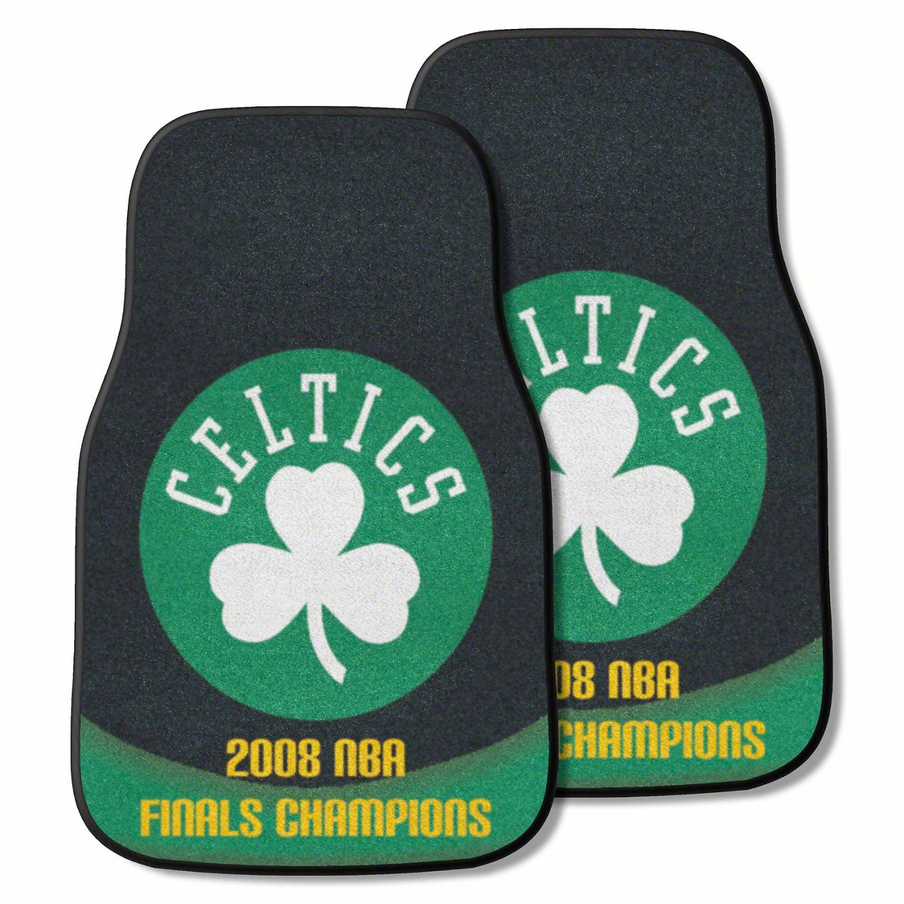 Charger Carpet Front Floor Mats with Boston Celtics 2008 NBA Champions ...