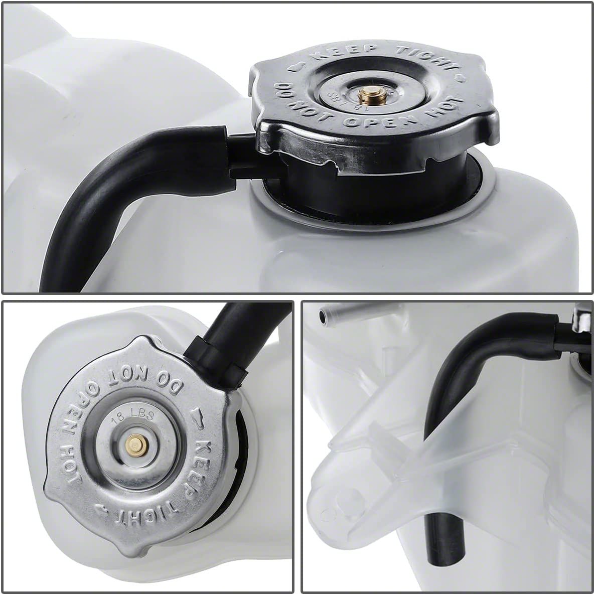 Charger Coolant Recovery Overflow Tank with Cap (11-23 3.6L, 5.7L HEMI ...