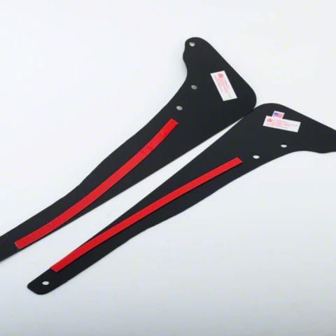 Charger Deluxe Rock Guards; Front Only (15-23 Charger Daytona, Scat ...