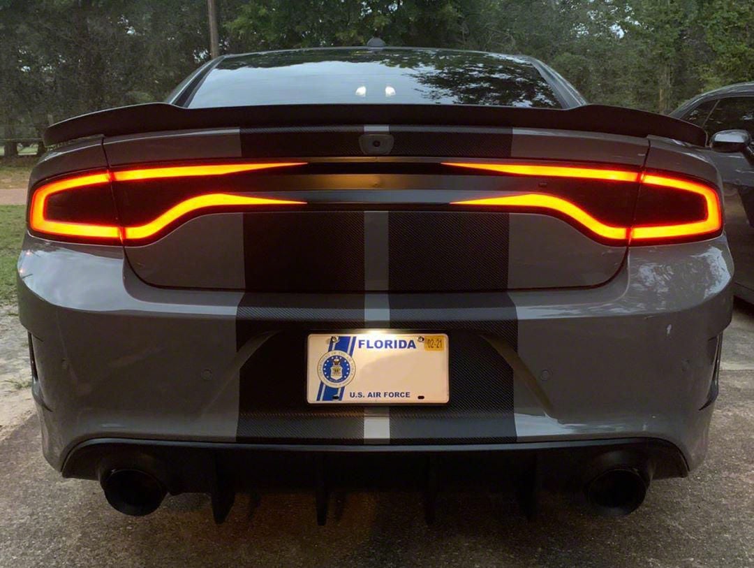 Charger Design 1 Tail Light Decal; Gloss Black (15-23 Charger) - Free ...