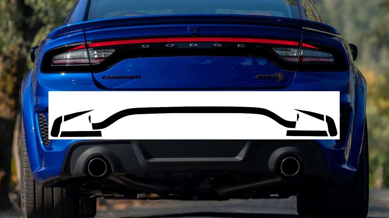 Charger Design 10 Tail Light Decal; Gloss Black (15-23 Charger) - Free ...