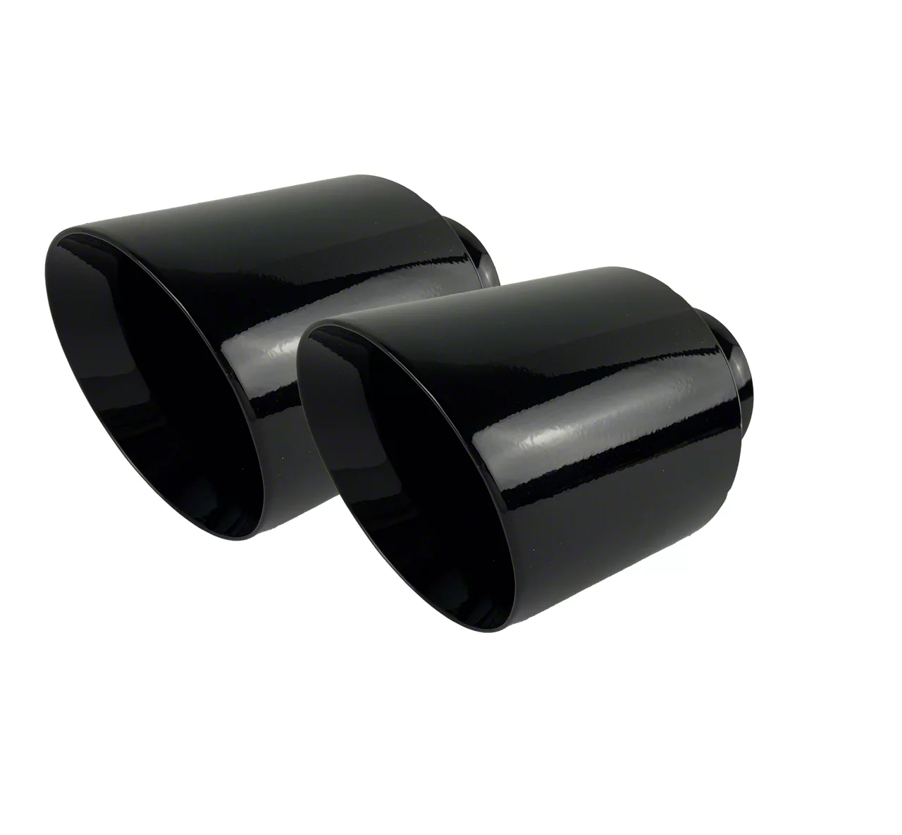 Charger Direct-Fit Exhaust Tips; 5-Inch; Super Gloss Black (06-23 ...