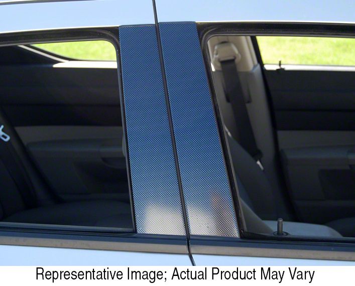 Charger Door Pillar Decals; Gloss Black (06-10 Charger) - Free Shipping