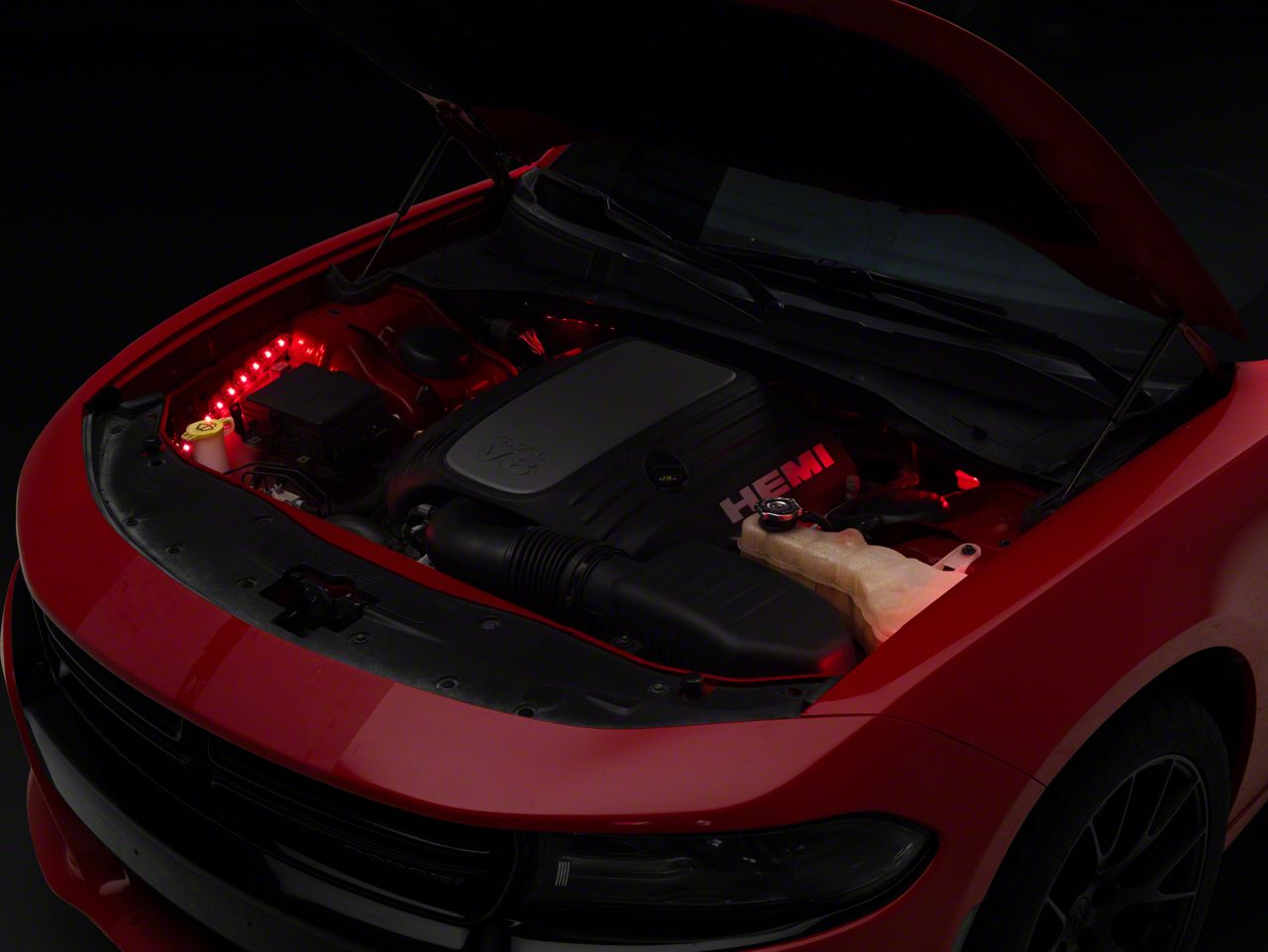 Oracle Charger Engine Bay LED Flexible Strip Lighting Kit; ColorSHIFT ...