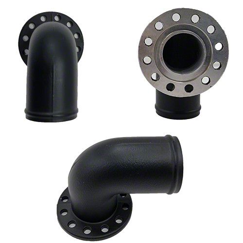 Charger EWP Alloy 90-Degree Elbow Flange Adapter; 38mm (Universal; Some ...