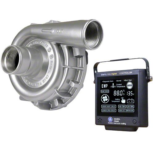 Charger EWP115 Alloy Remote Electric Water Pump and Controller Combo ...