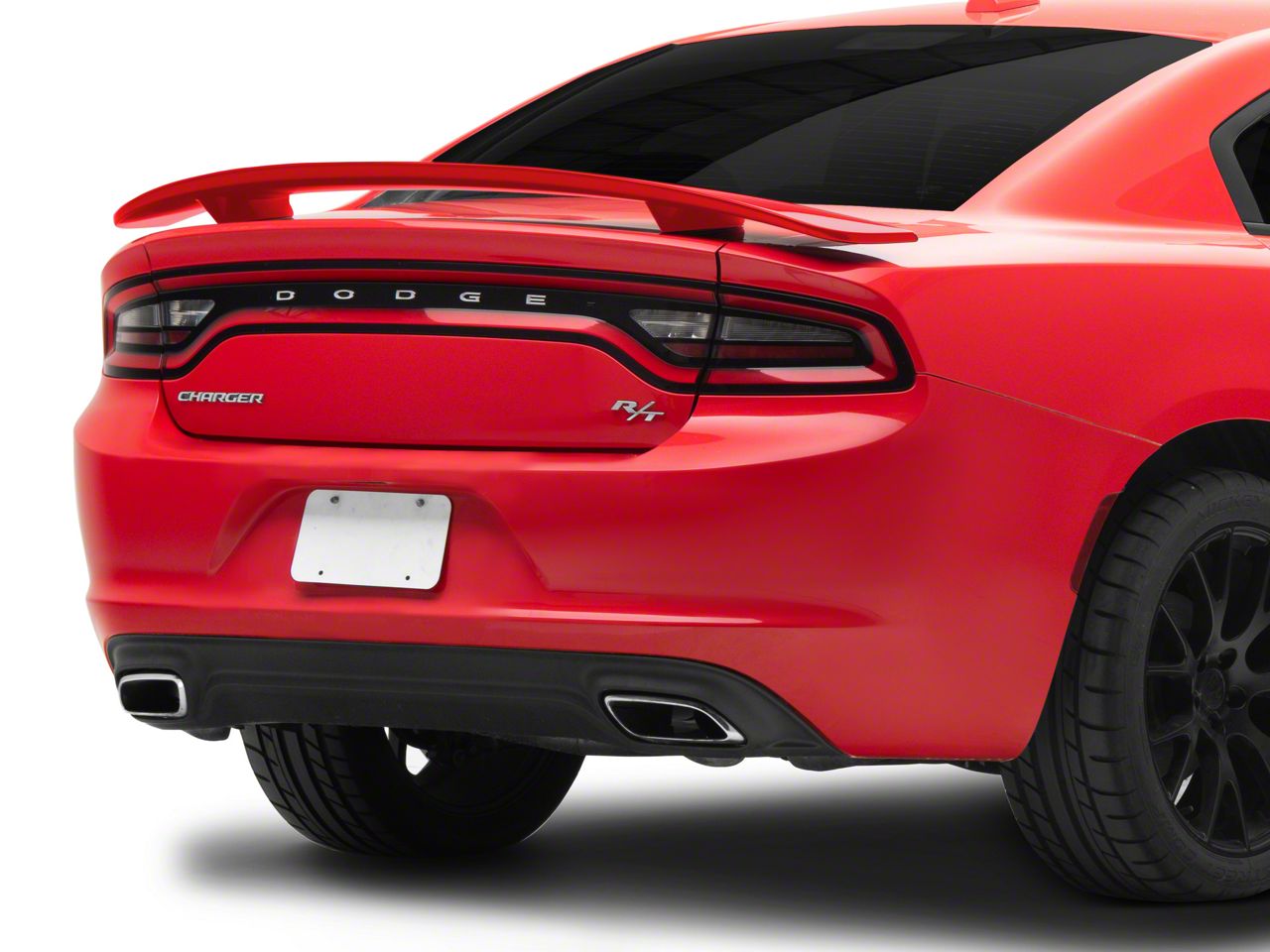 Charger Factory Style 2-Post Rear Deck Spoiler; Pre-Painted (11-17 ...