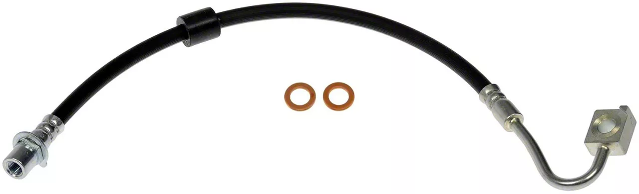 Charger Front Brake Hydraulic Hose; Driver Side (14-23 AWD Charger w/ 4 ...