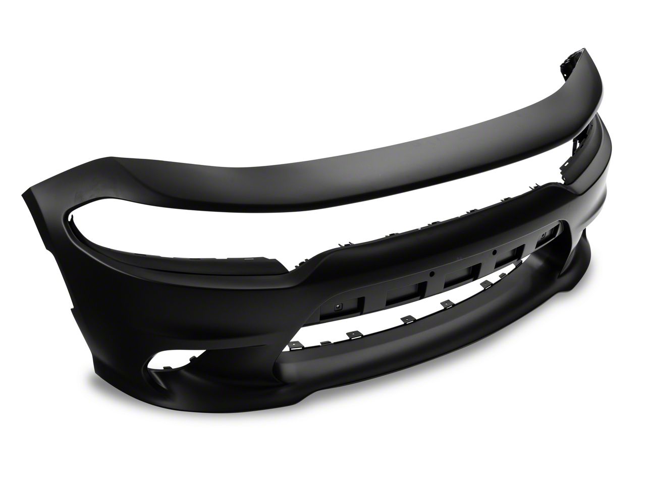 Charger Replacement Front Bumper Cover; Unpainted (15-23 Charger ...