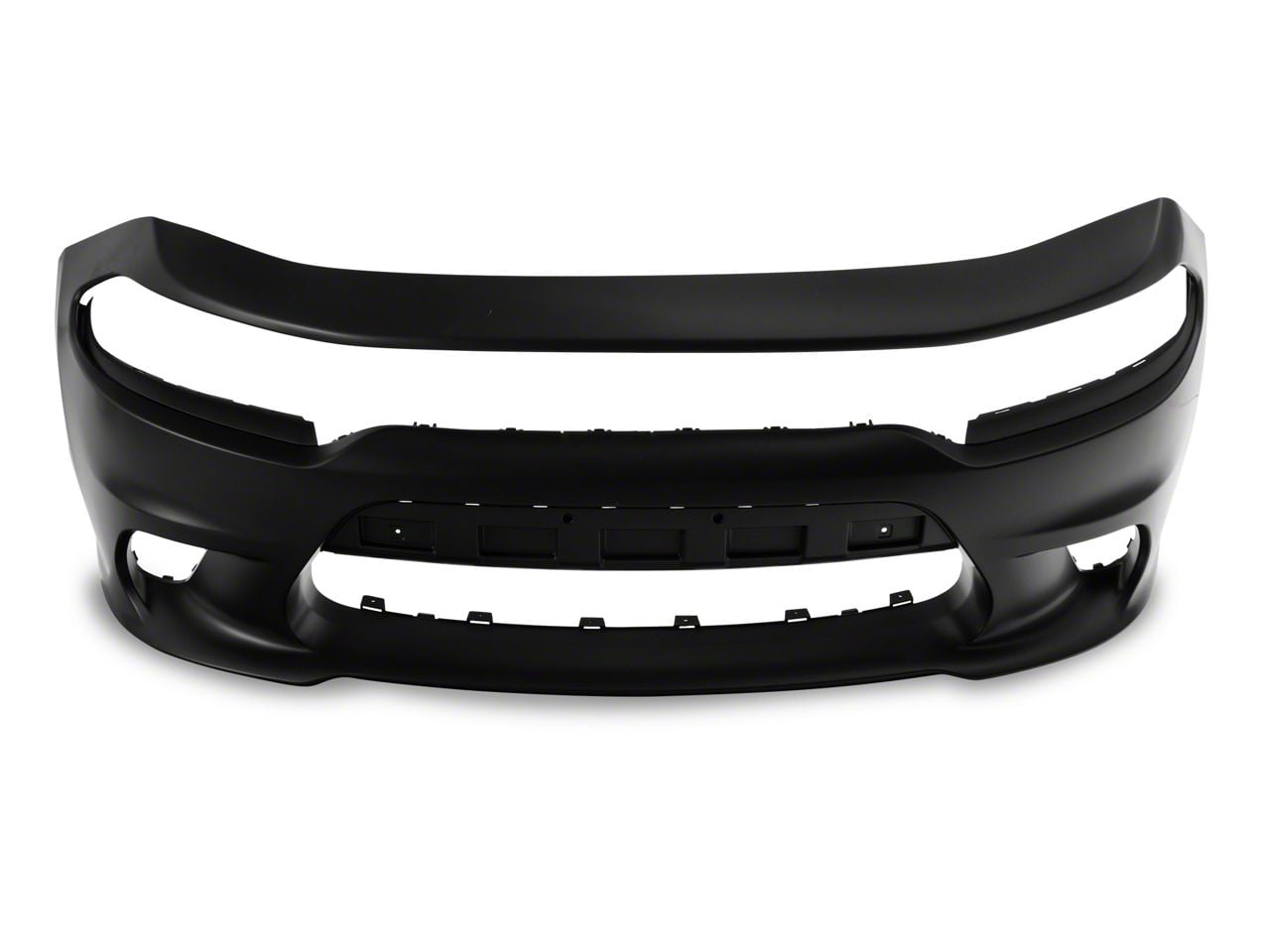 Charger Replacement Front Bumper Cover; Unpainted (15-23 Charger ...