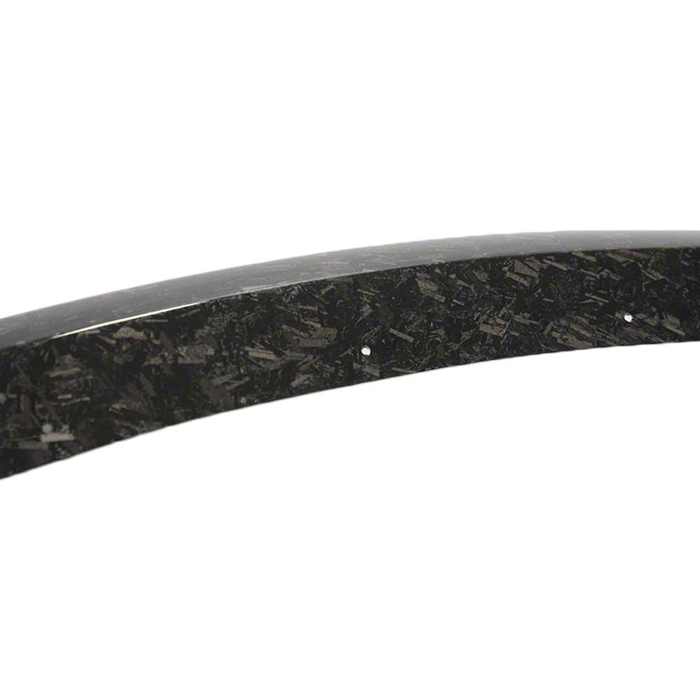 Charger Front Bumper Trim Cover; Gloss Forged Carbon Fiber (15-23 ...