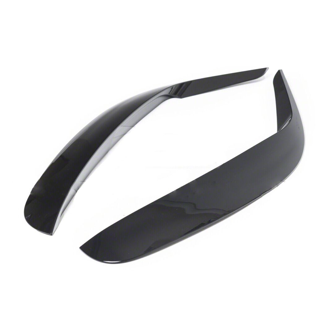 Charger Front Fender Scoops; Matte Black (15-23 Charger) - Free Shipping