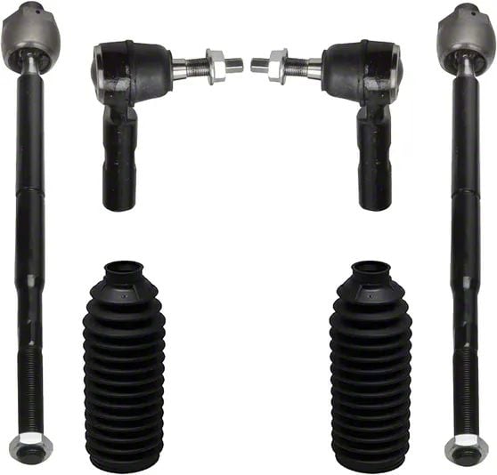 Charger Front Inner and Outer Tie Rods with Tie Rod Boots (06-10 RWD ...