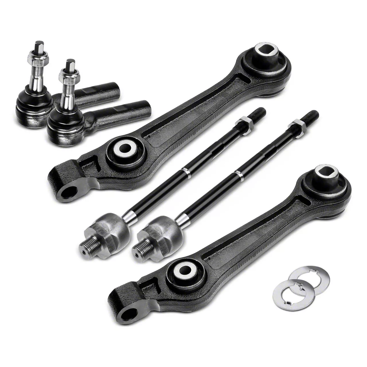 Charger Front Lower Rearward Control Arm and Tie Rod End Kit (06-10 RWD ...