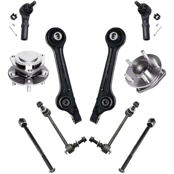 Charger Front Lower Rearward Control Arms with Hub Assemblies and Tie ...