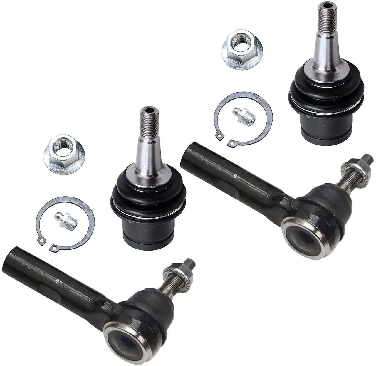 Charger Front Outer Tie Rods with Lower Ball Joints (06-10 RWD Charger ...