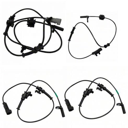 Charger Front and Rear ABS Wheel Speed Sensors (11-13 AWD Charger ...