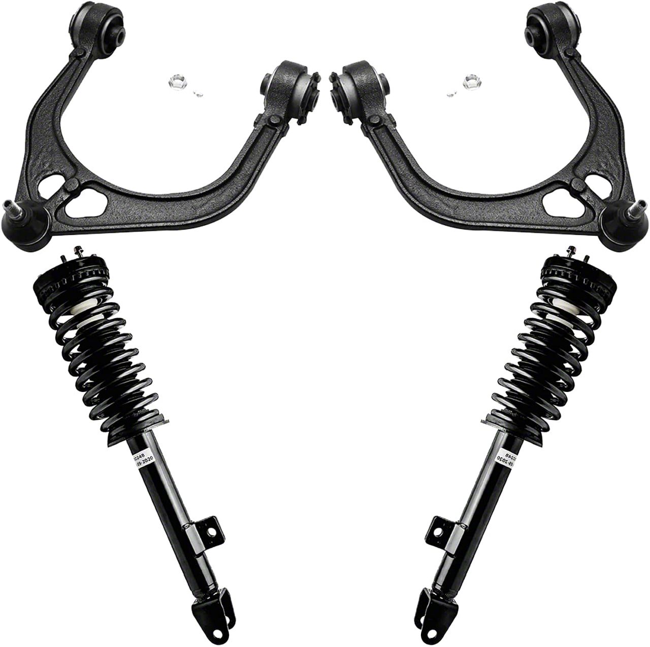 Charger Front Strut and Spring Assemblies with Front Upper Control Arms ...