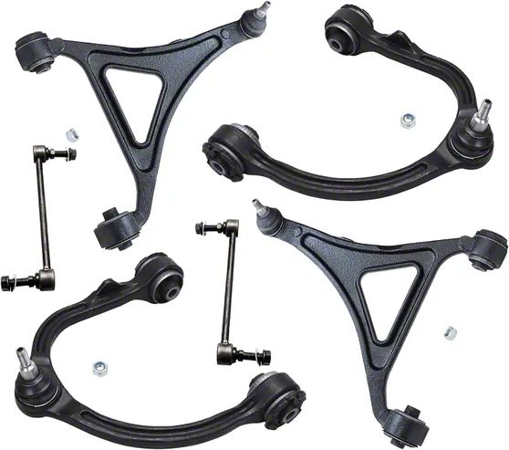 Charger Front Upper And Lower Control Arms With Sway Bar Links 07 10
