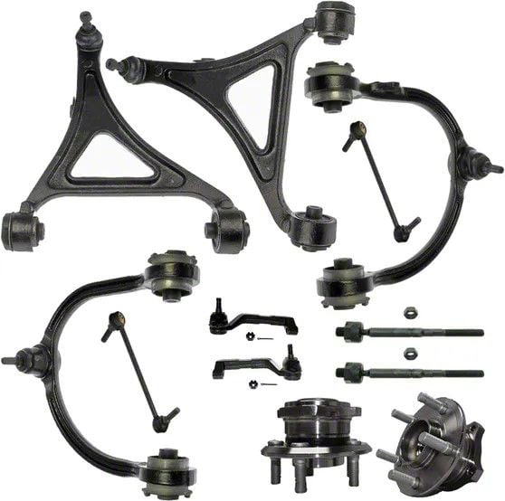Charger Front Upper and Lower Control Arms with Wheel Hub Assemblies ...